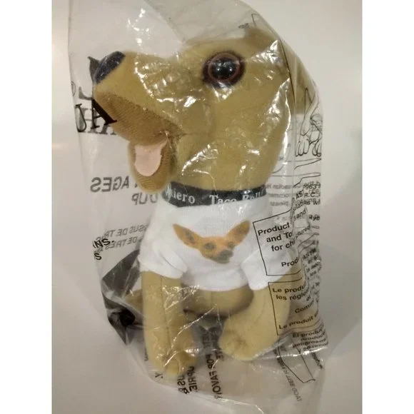 Taco Bell Talking Chihuahua 1990’s + Blue Cutitos + Nacho TY Beanie ...